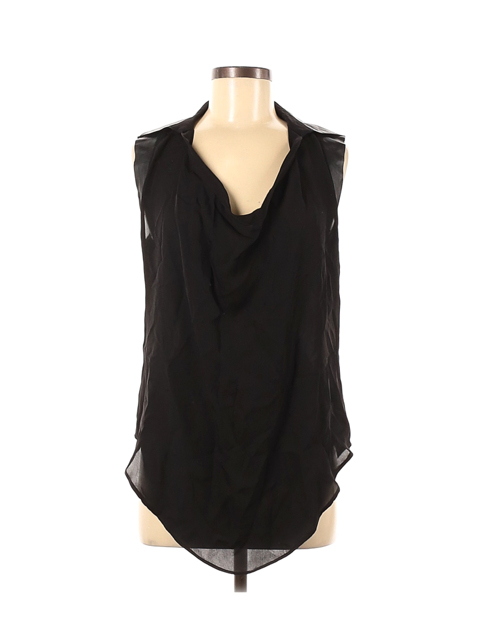 DL1961 Women Black Sleeveless Silk Top M | eBay