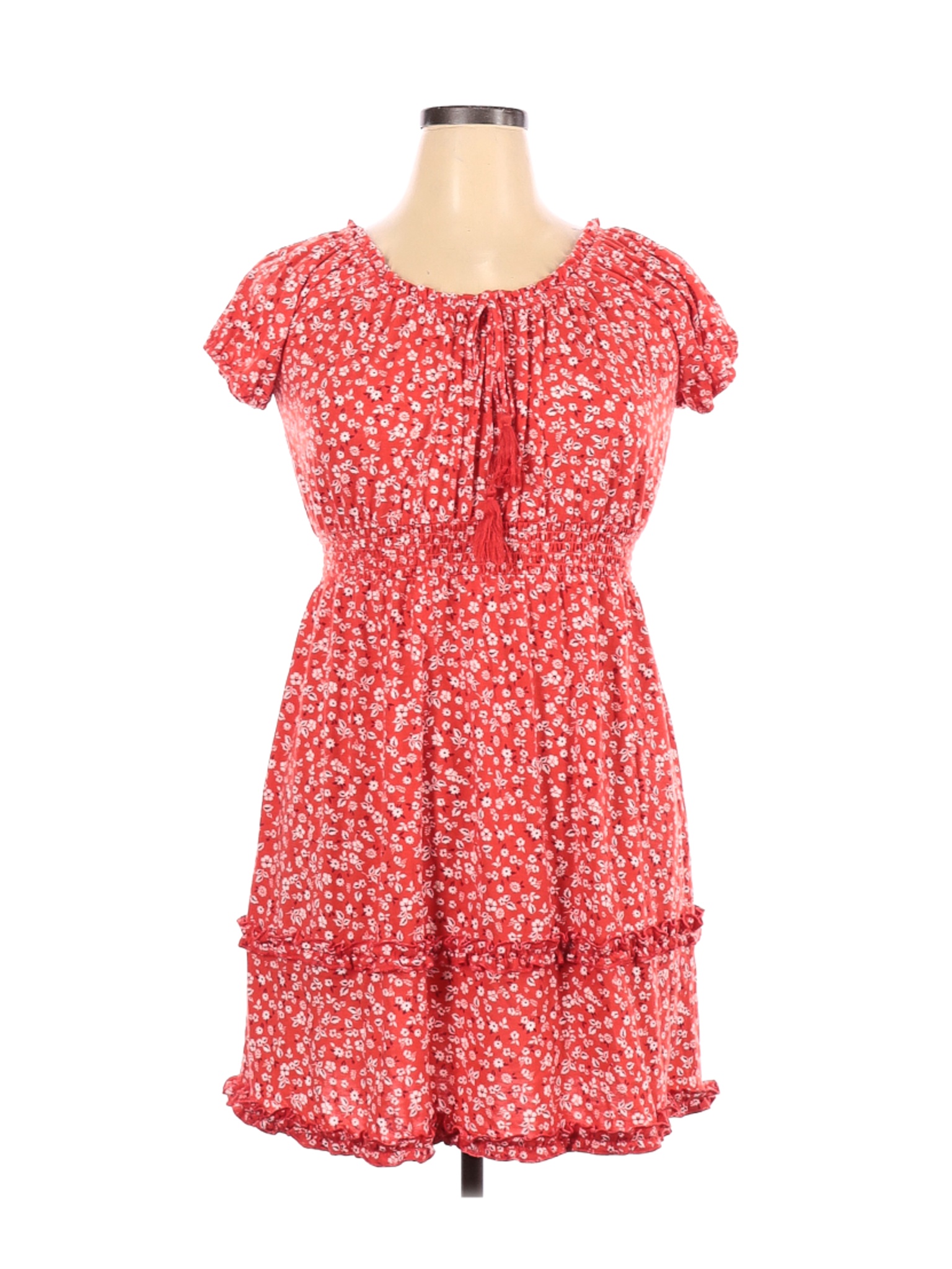 Derek Heart Women Pink Casual Dress XL | eBay