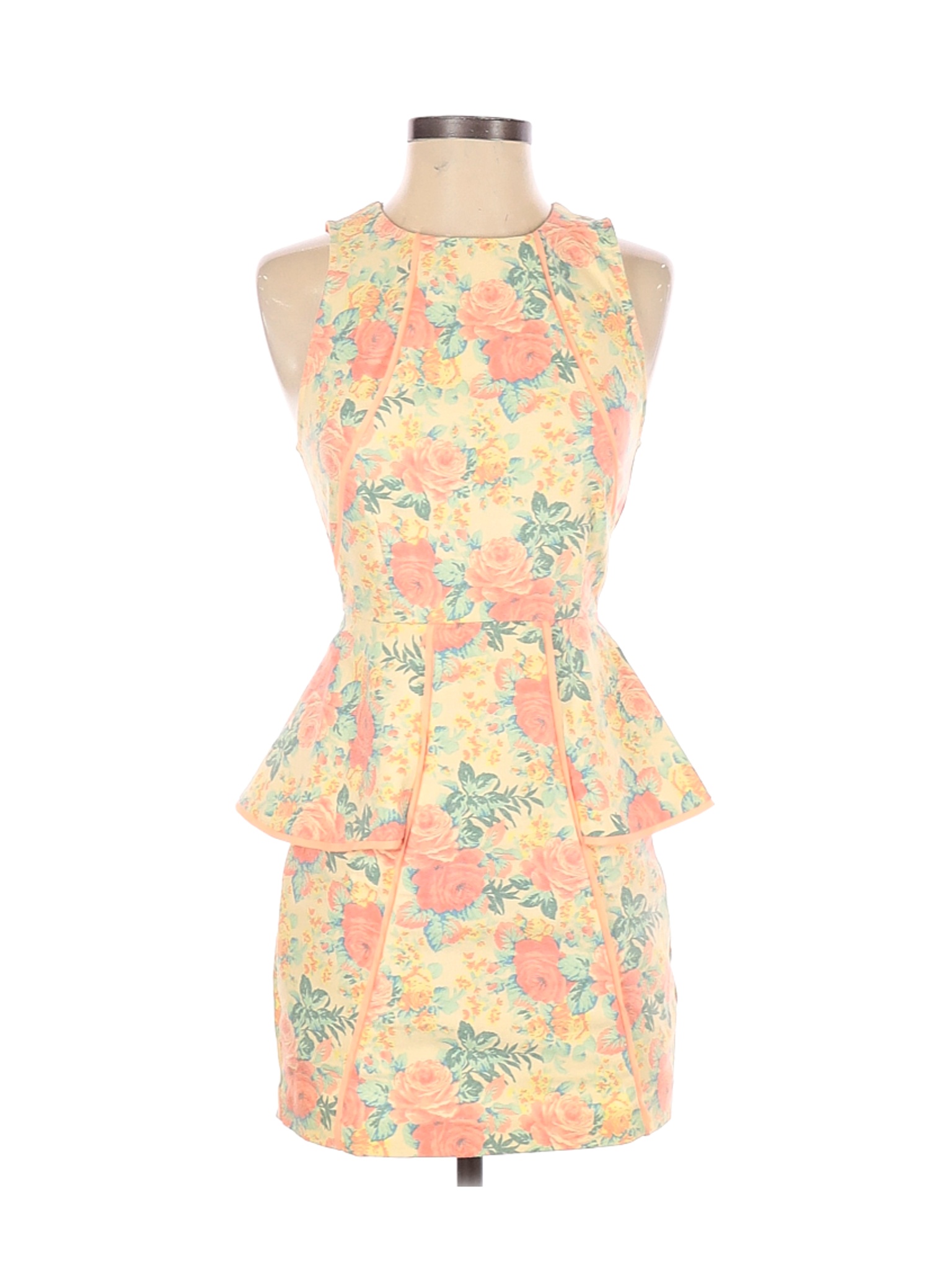 Mustard Seed Women Orange Casual Dress S | eBay