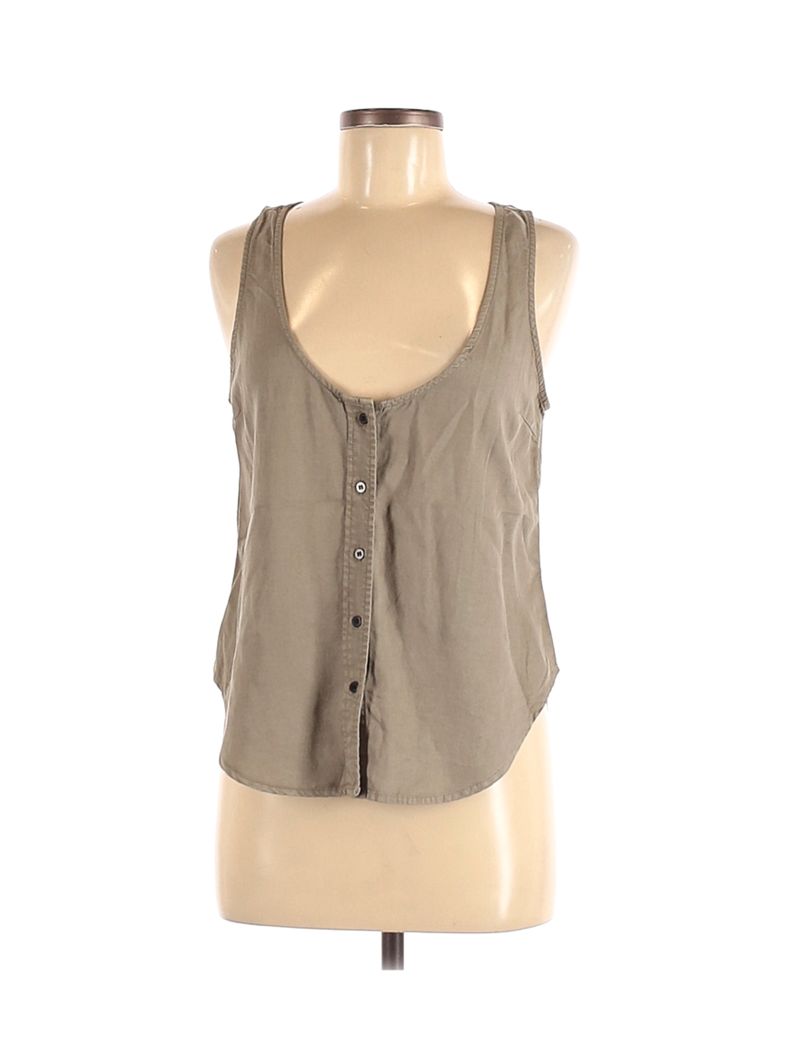 DL1961 Women Brown Sleeveless Blouse M | eBay