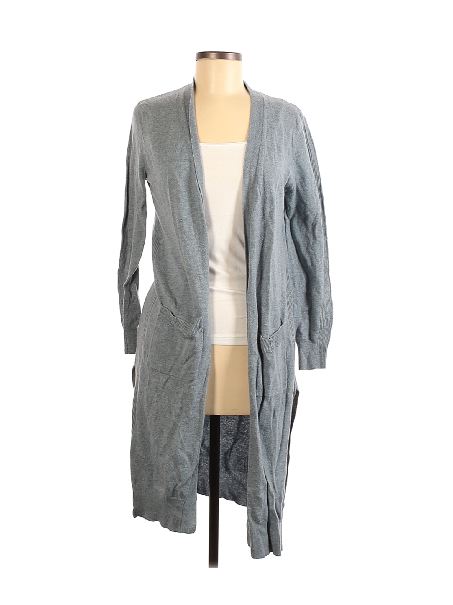 Matty M Solid Gray Cardigan Size M - 86% off | thredUP