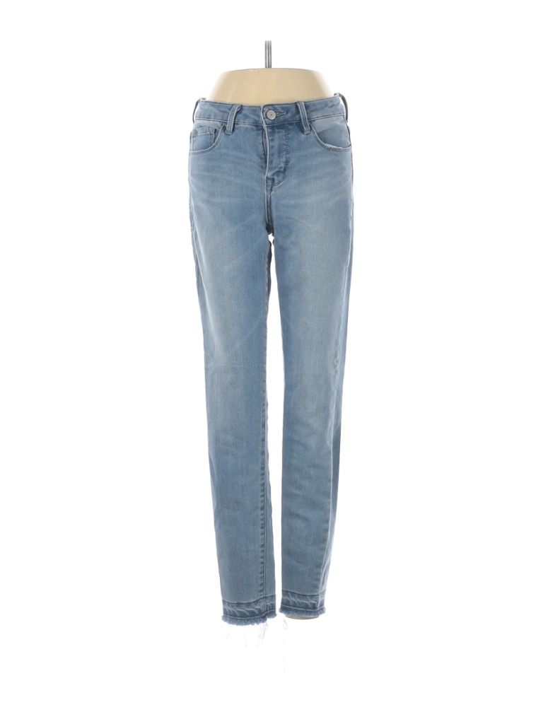 SOLD Design Lab Solid Hearts Stars Blue Jeans Size 25 waist - 91% off ...