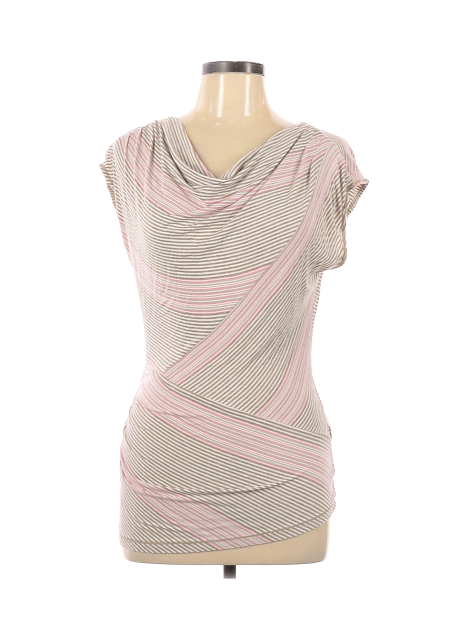 Max Studio Women Brown Short Sleeve Top L | eBay