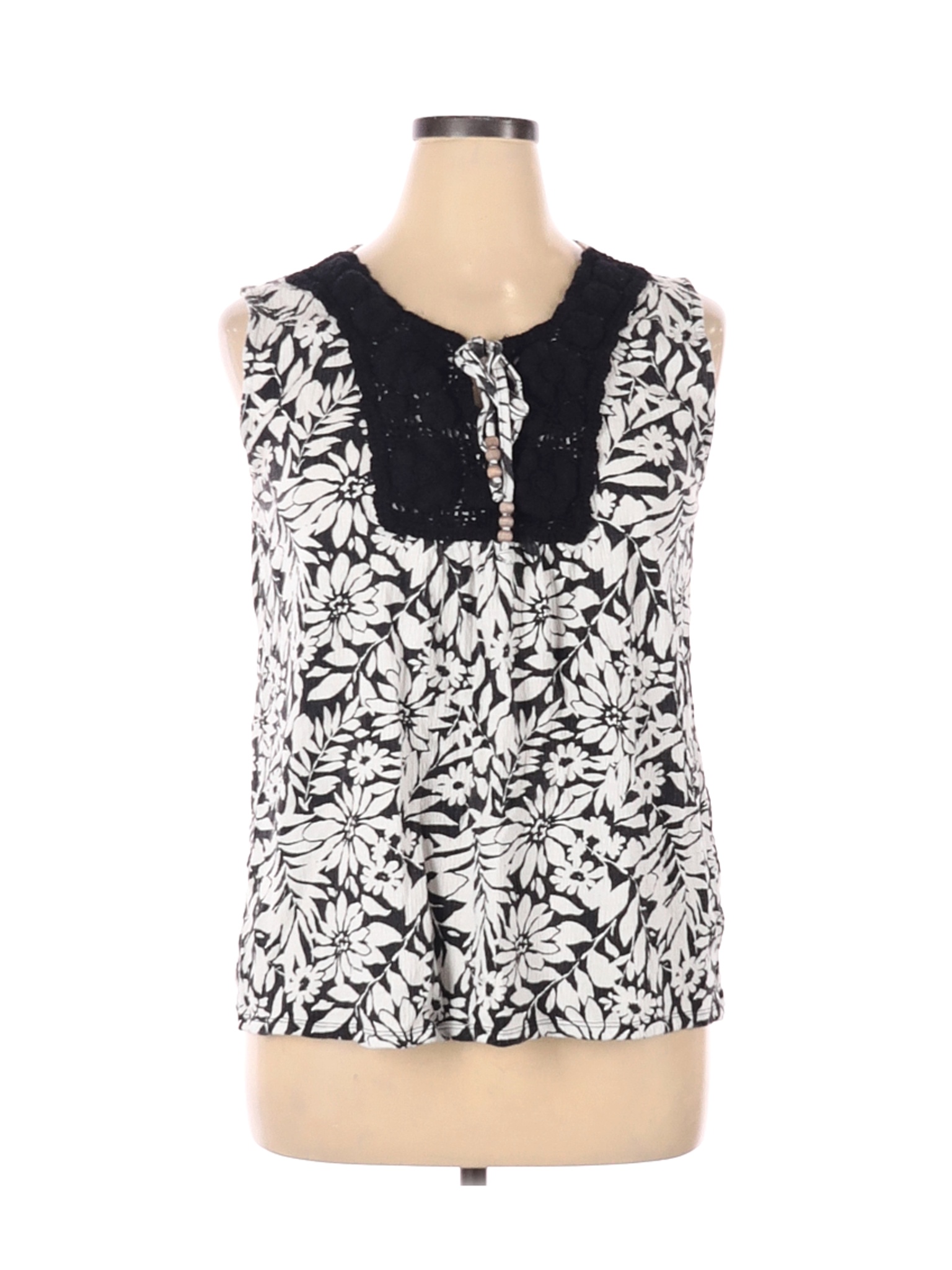 French Laundry Women White Sleeveless Top 1X Plus | eBay