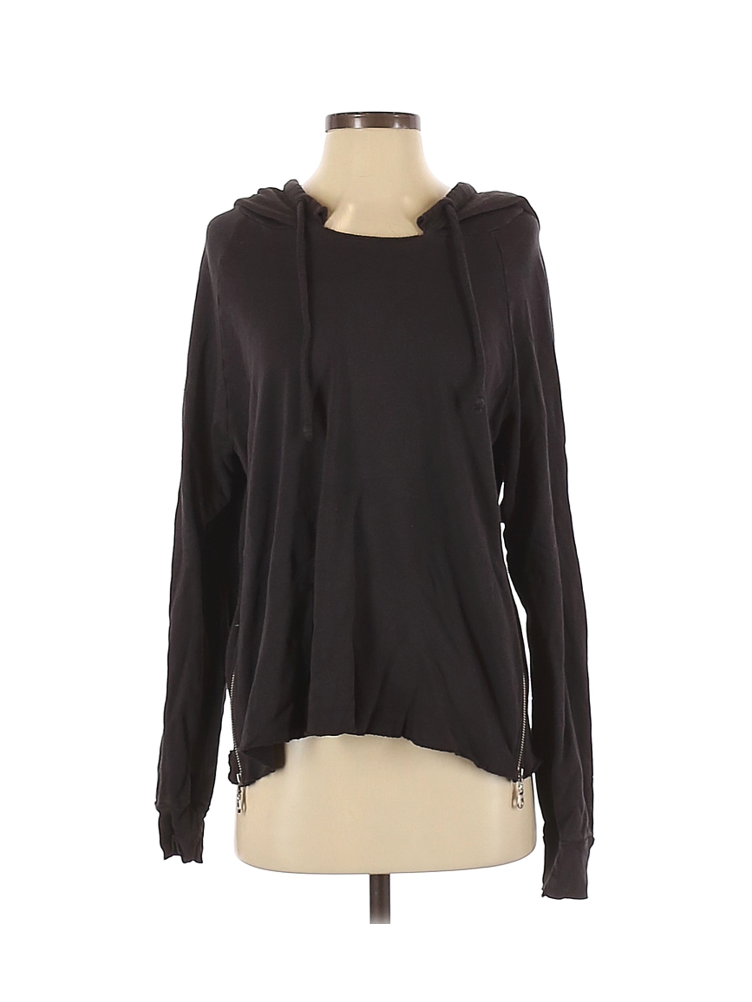 Michael Lauren Women Black Pullover Hoodie S | eBay