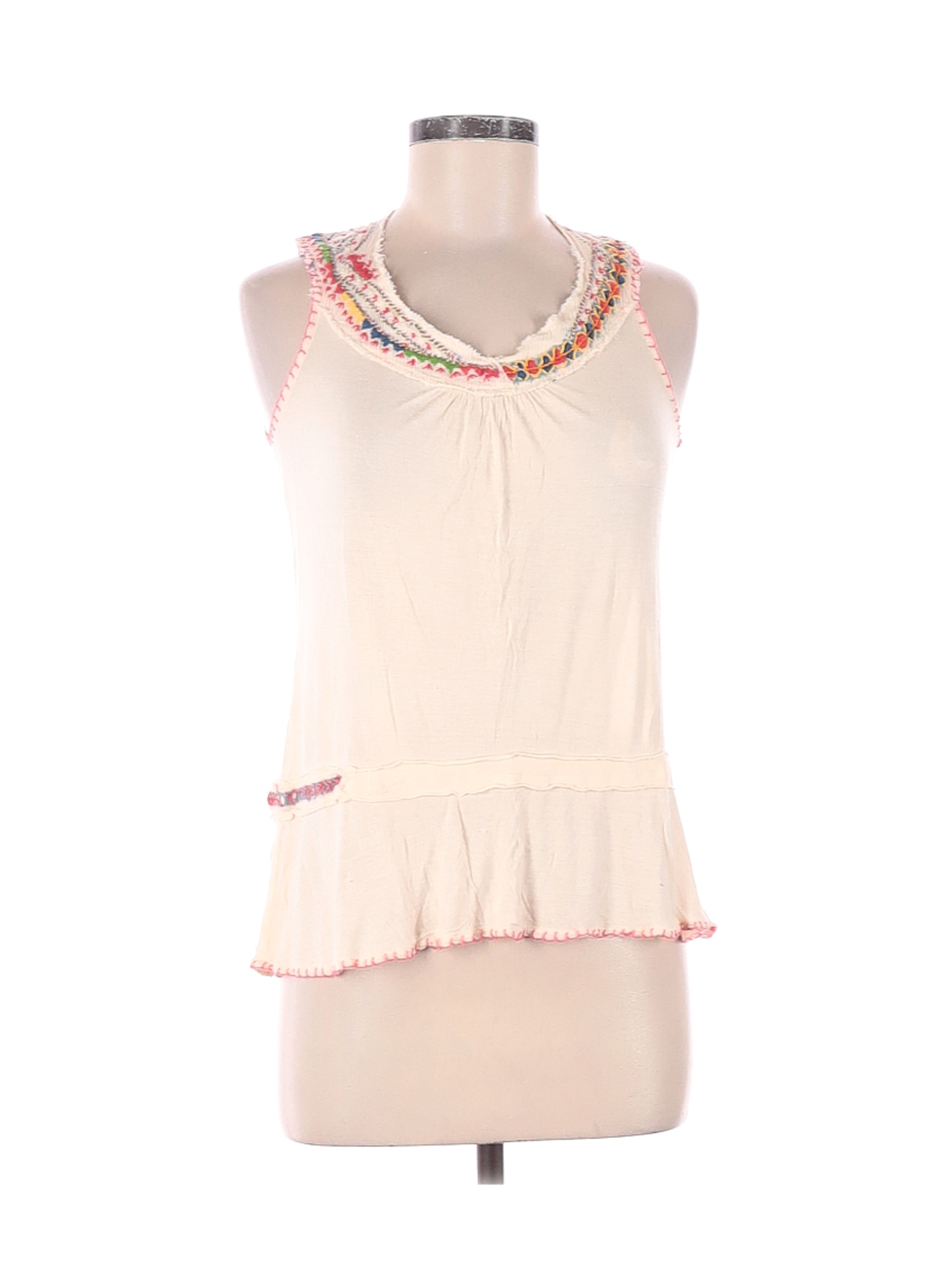 Kimchi Blue Women Ivory Sleeveless Top M | eBay