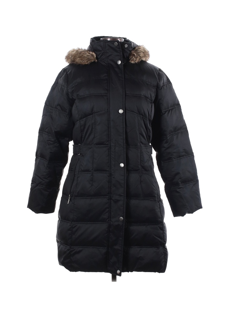 Utex Solid Black Coat Size L - 80% off | thredUP