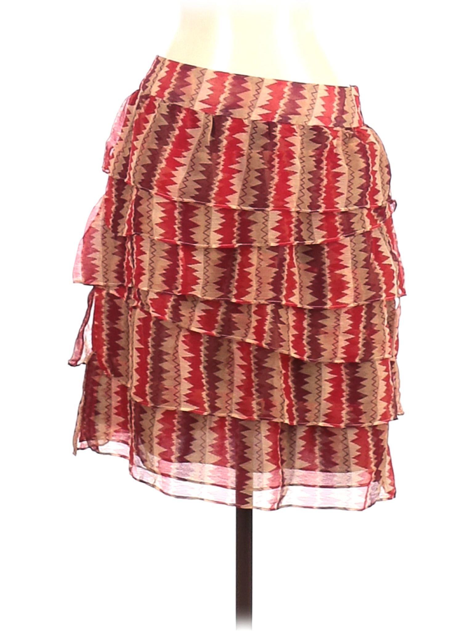 Anna Sui for Anthropologie Women Red Casual Skirt 4 | eBay