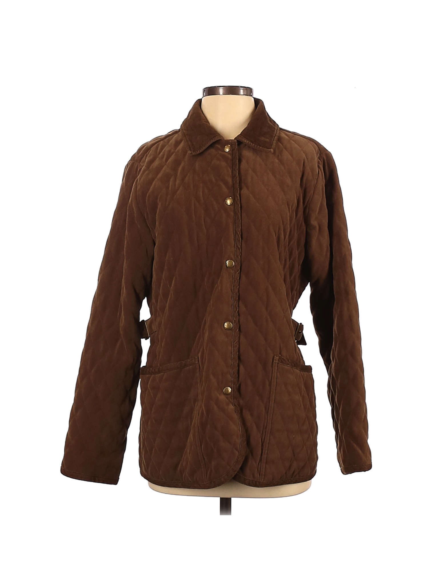 Orvis Solid Brown Jacket Size S - 75% off | thredUP