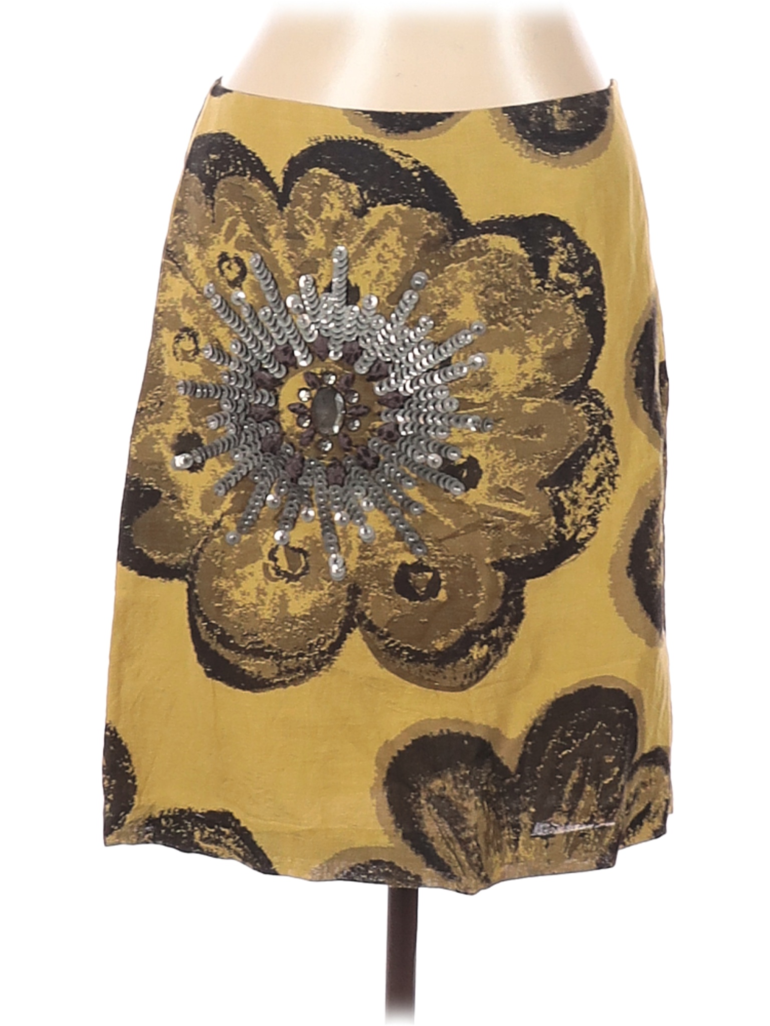 Maliparmi Women Yellow Casual Skirt 44 eur | eBay