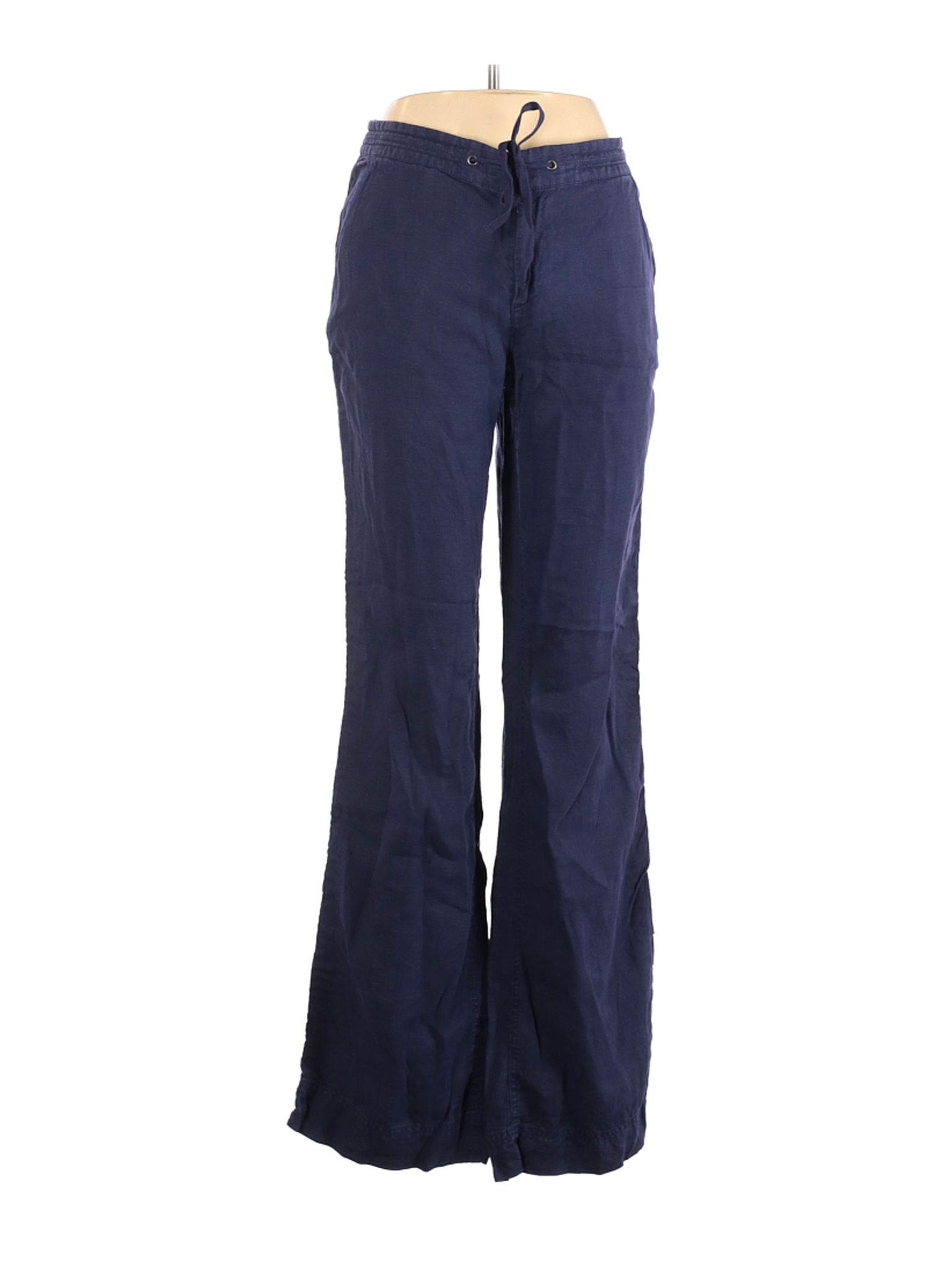 Joie 100% Linen Solid Blue Linen Pants Size 6 - 83% off | thredUP