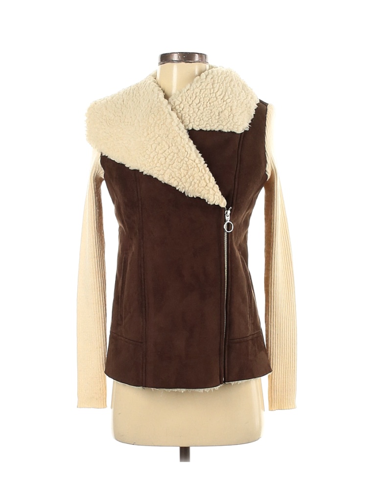 Design History Solid Brown Jacket Size XS - 87% off | thredUP