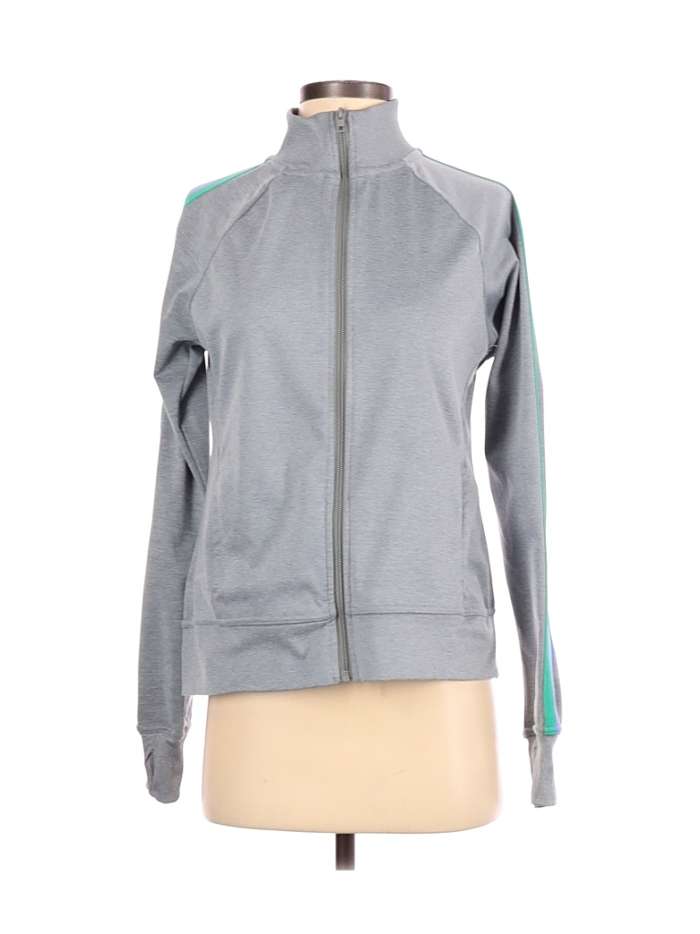 Athletic Works Color Block Solid Gray Track Jacket Size S - 83% off ...