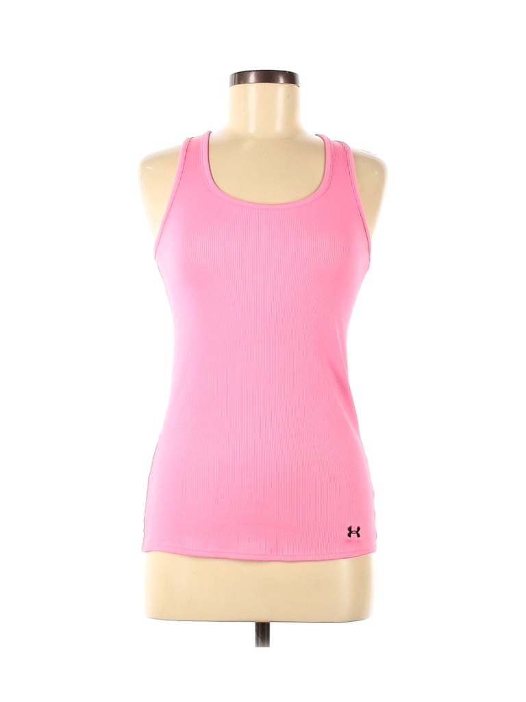 Under Armour Solid Pink Active Tank Size M 60 Off Thredup