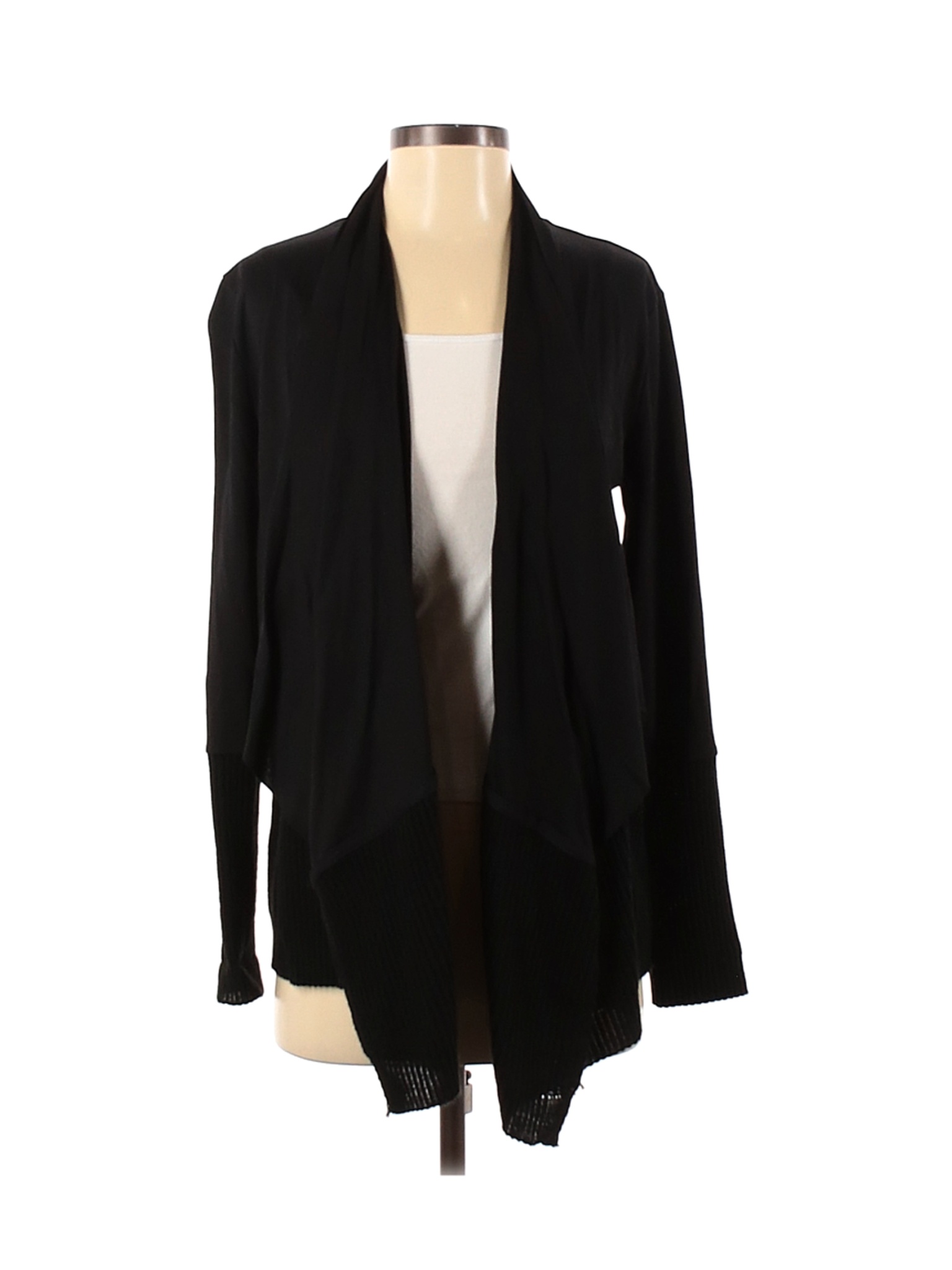 Zara W&B Collection 100% Acrylic Solid Black Cardigan Size S - 83% off ...