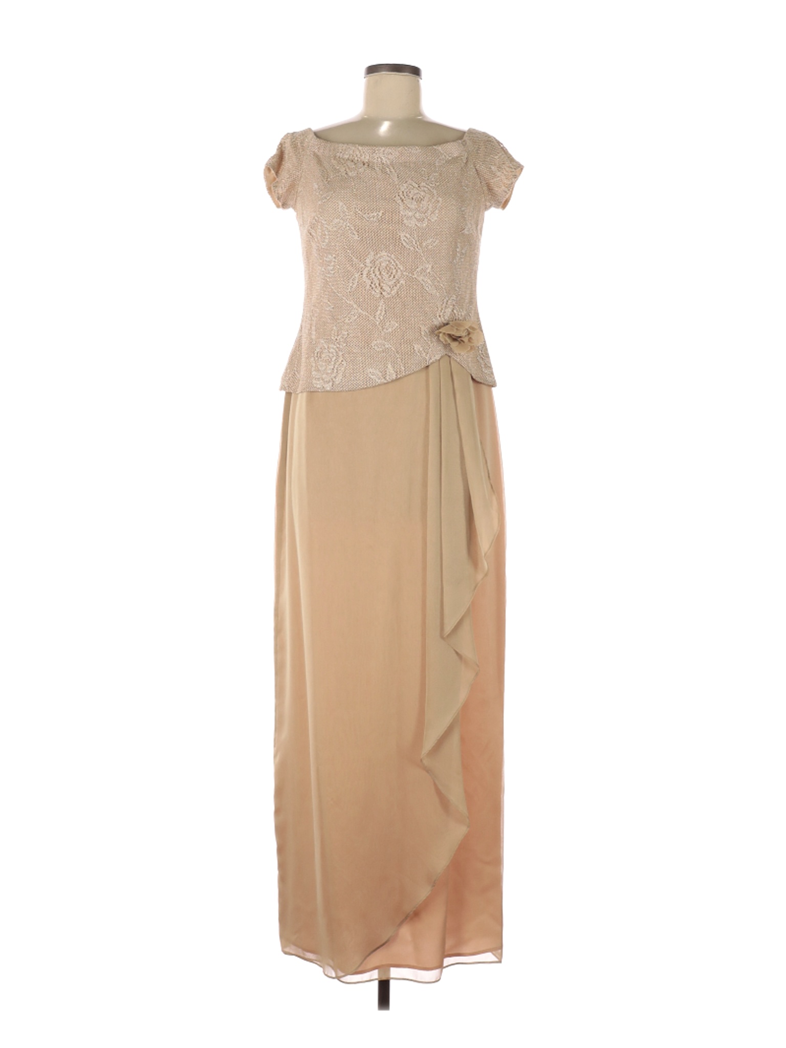 David's Bridal Solid Tan Cocktail Dress Size 8 - 88% off | thredUP