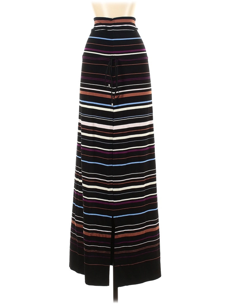 White House Black Market Stripes Multi Color Black Casual Skirt Size S ...