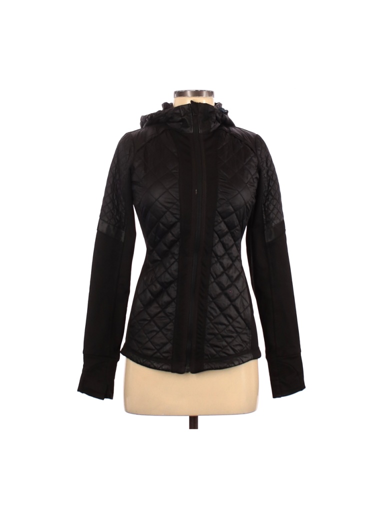 Athleta Solid Black Jacket Size XXS - 63% off | thredUP