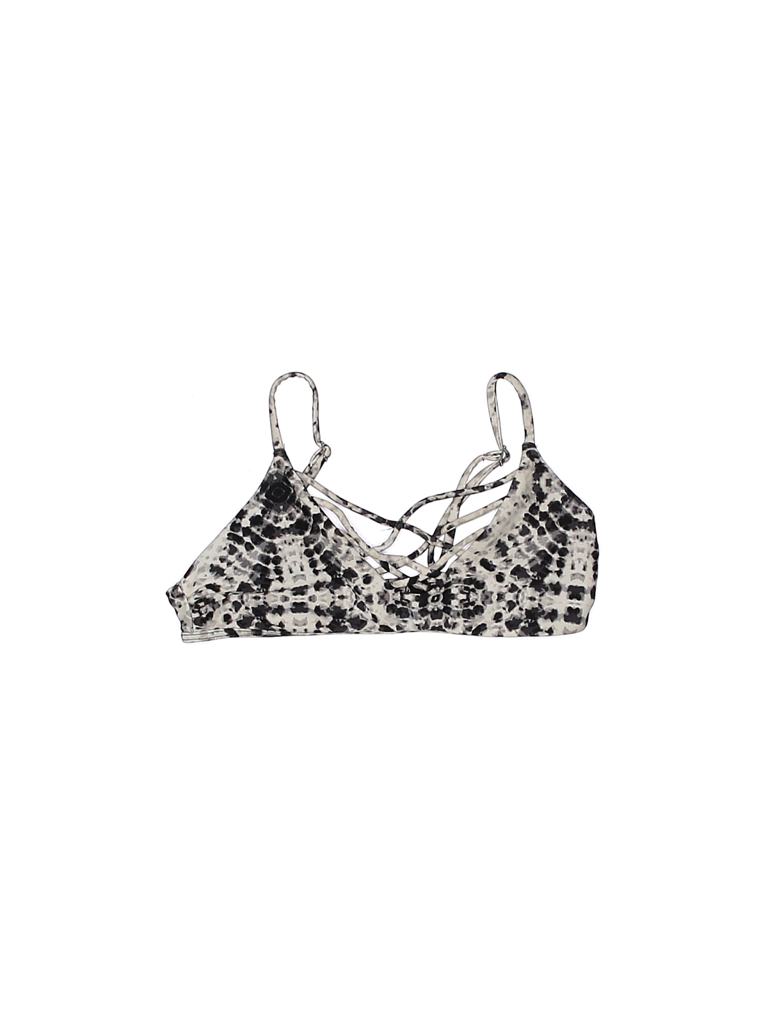 Hollister 100 Polyurethane Gray Swimsuit Top Size Xs 78 Off Thredup