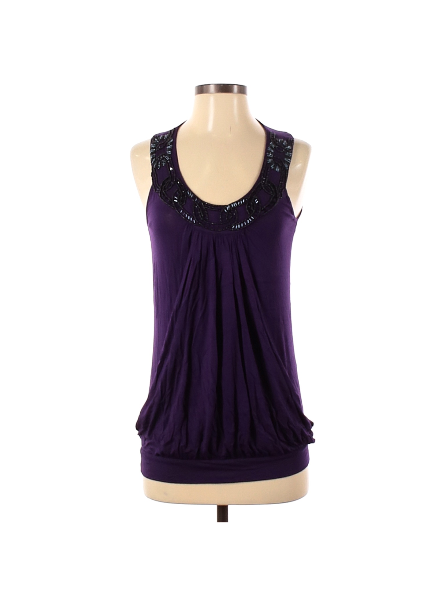 Design History Solid Purple Sleeveless Top Size S - 92% off | thredUP
