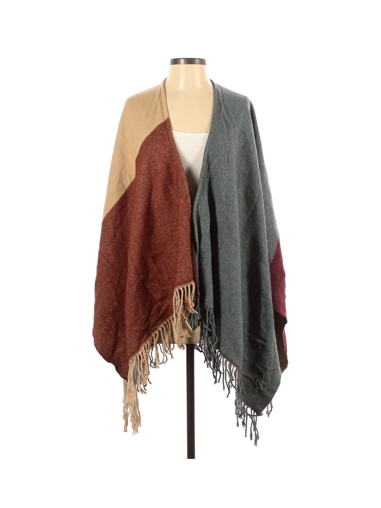 Uniqlo 100% Acrylic Solid Tan Poncho Size 5 - 70% off | thredUP