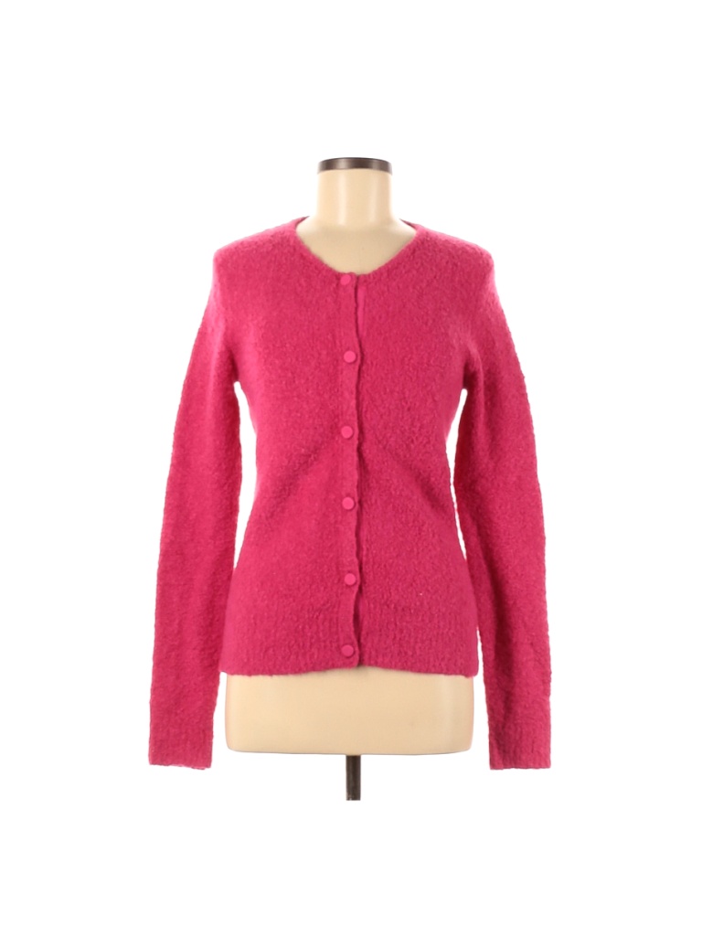 Moda International Solid Pink Cardigan Size M - 81% off | thredUP