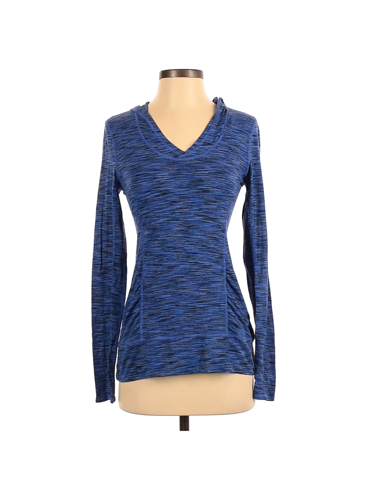 KIRKLAND Signature Marled Blue Pullover Hoodie Size XS - 70% off | thredUP