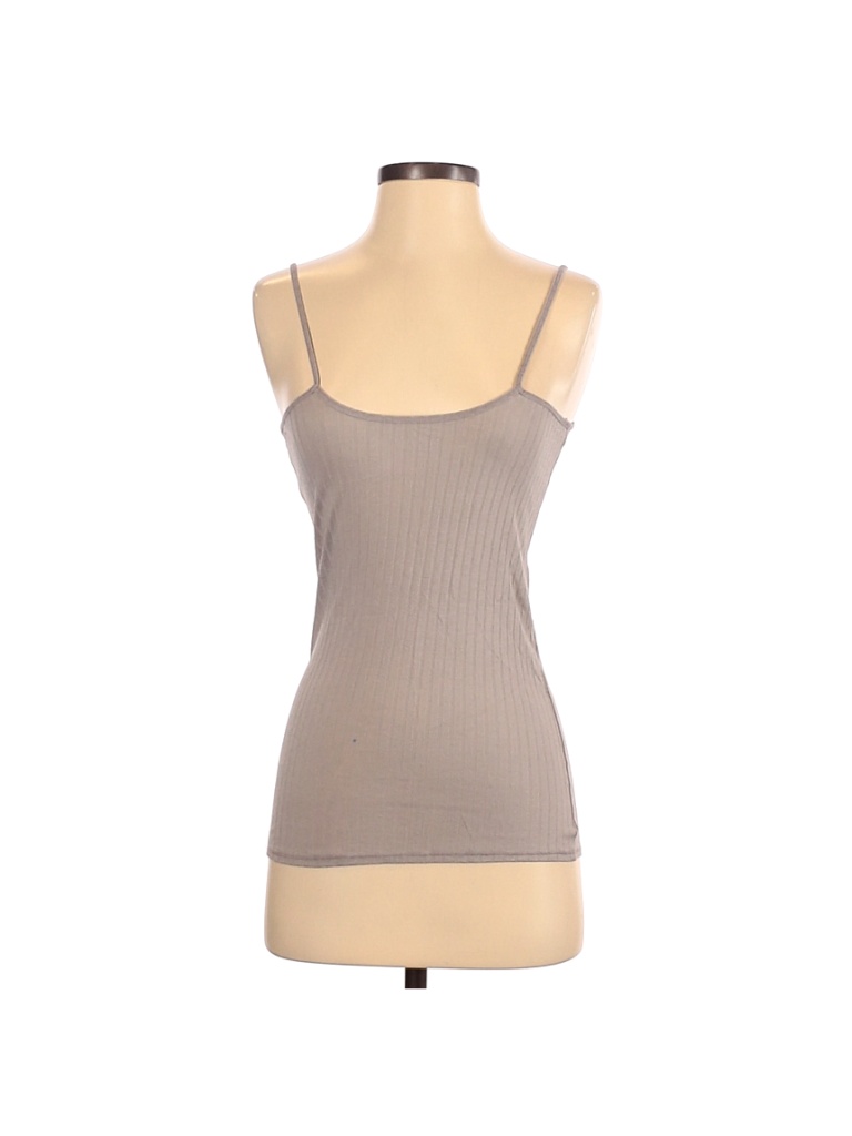 Gap Body Solid Tan Gray Tank Top Size XS - 70% off | thredUP