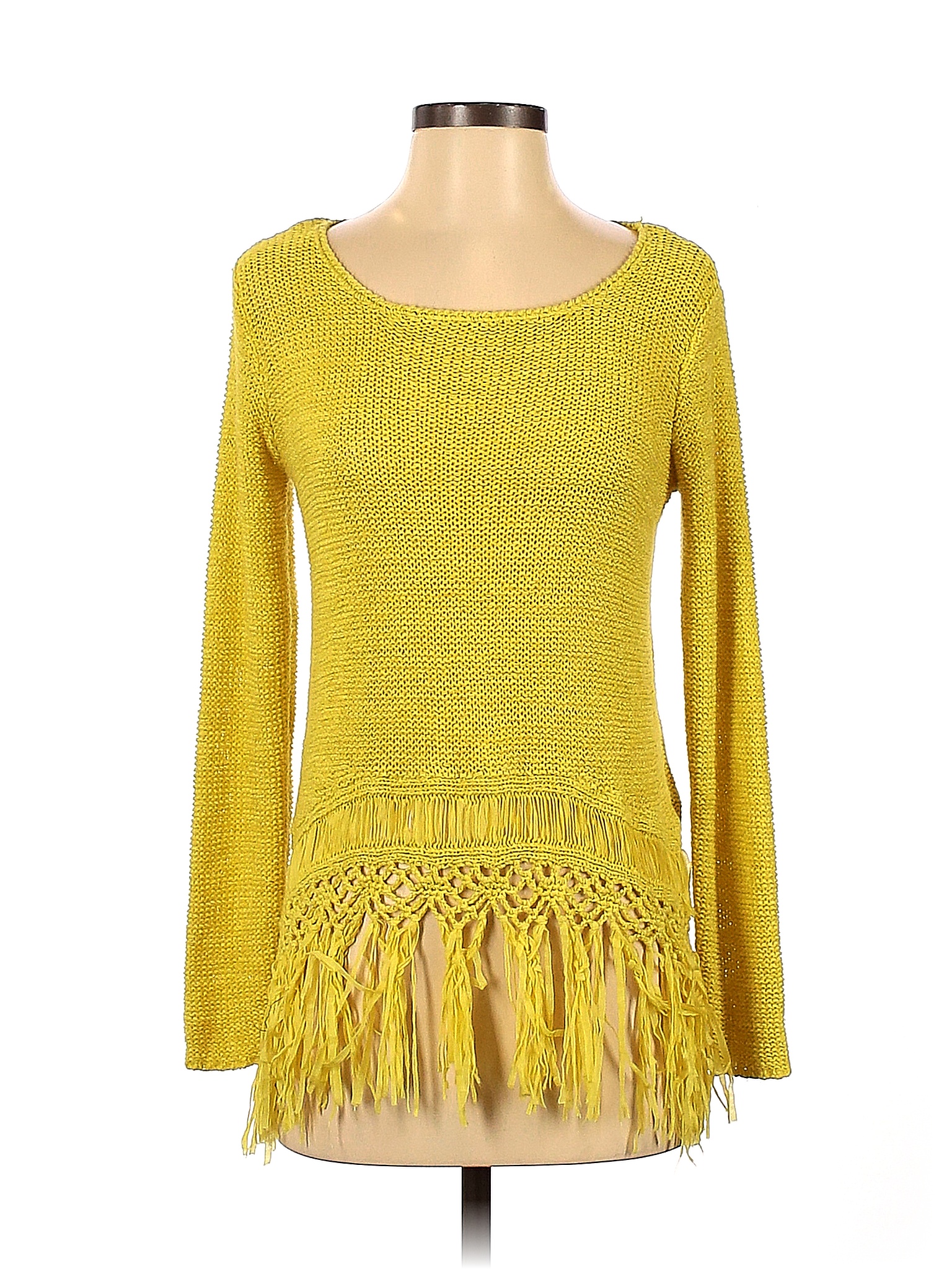 Boston Proper Solid Colored Yellow Pullover Sweater Size XS - 83% off ...