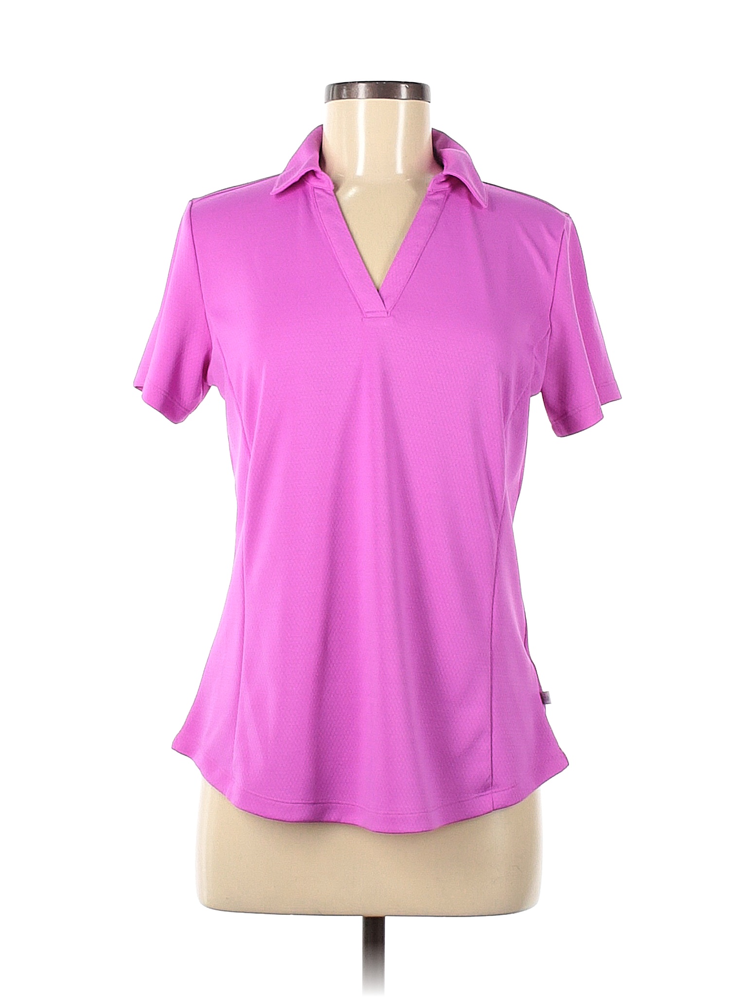 Lady Hagen 100 Polyester Pink Short Sleeve Polo Size M 42 Off Thredup