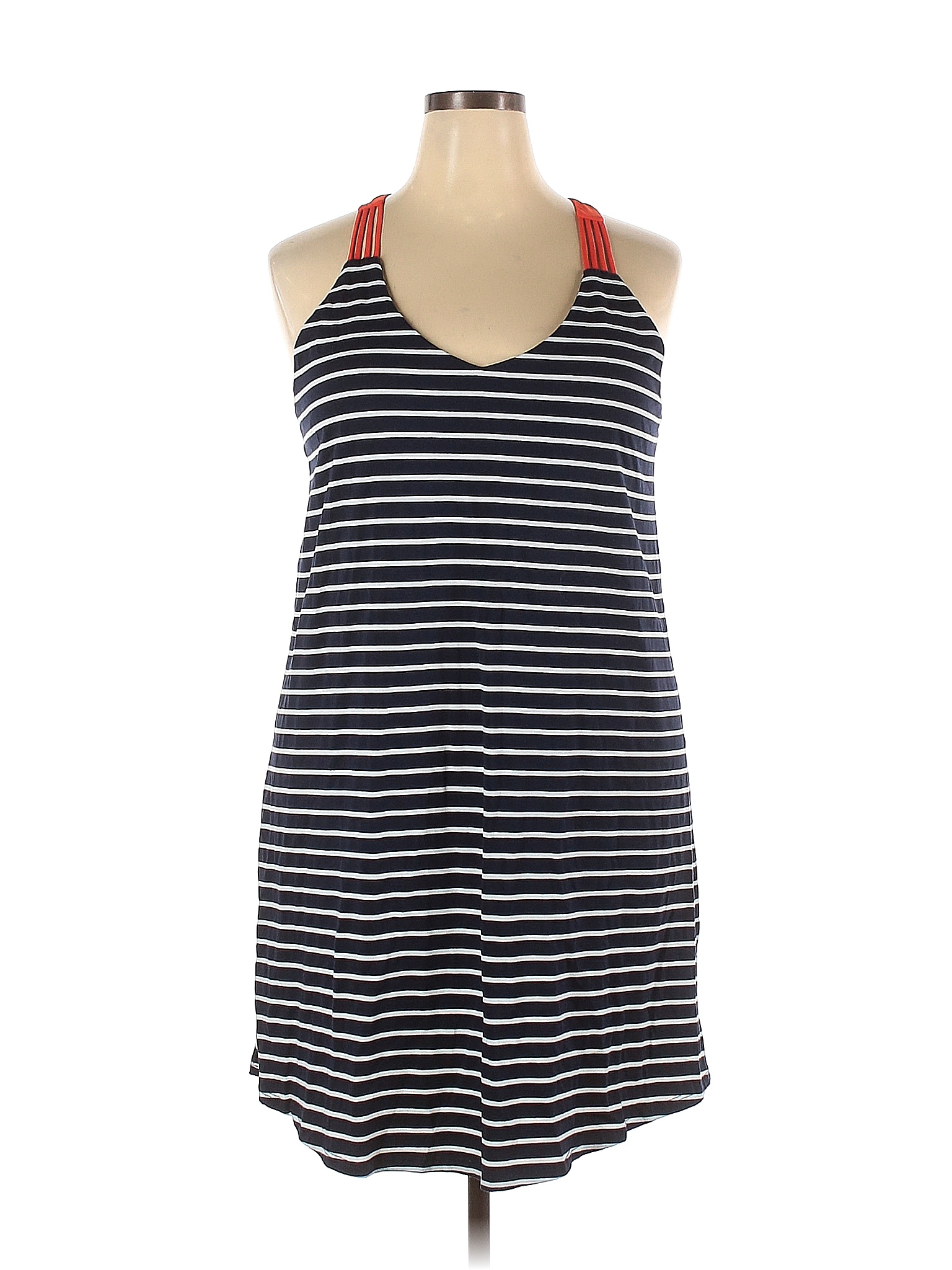 THML Stripes Blue Casual Dress Size XXL - 73% off | thredUP