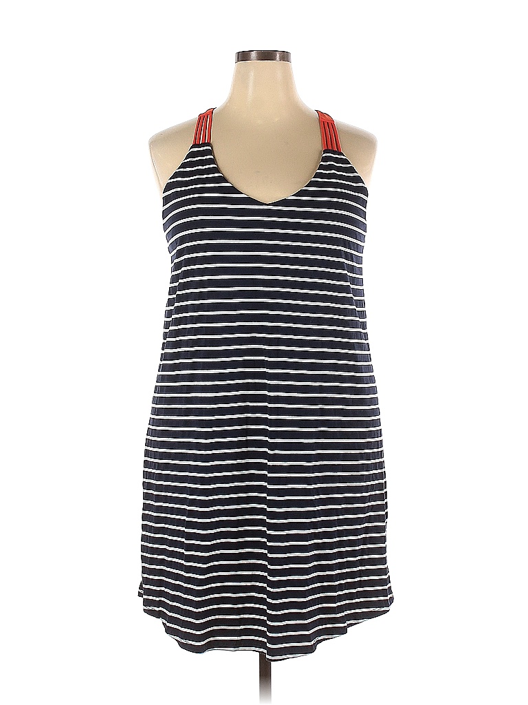 THML Stripes Blue Casual Dress Size XXL - 73% off | thredUP