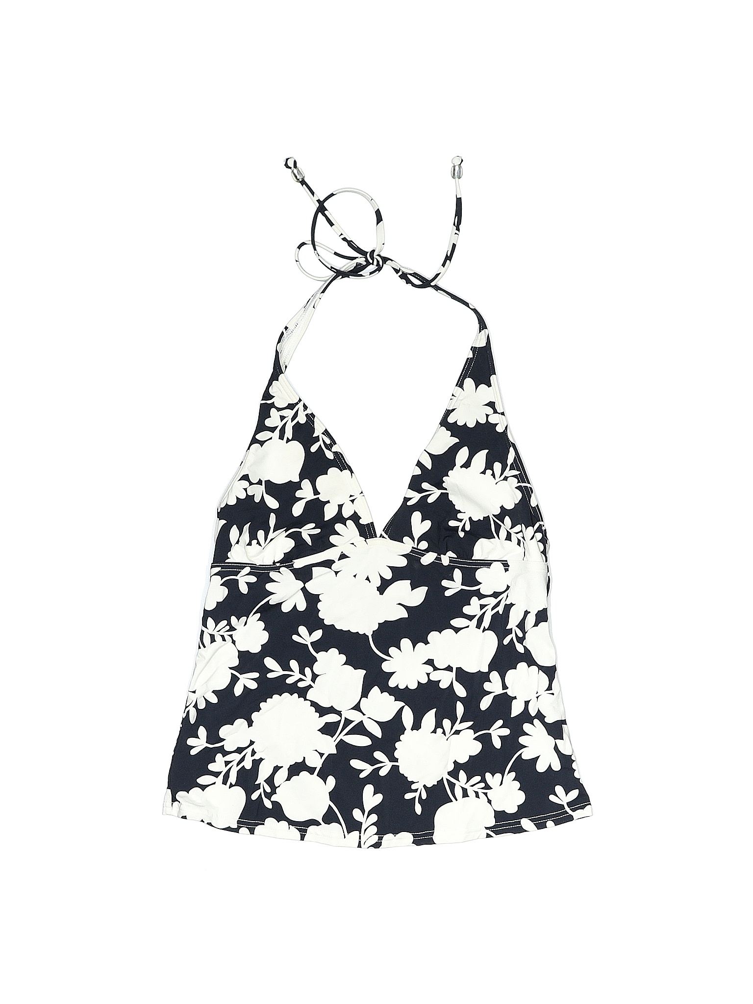 Michael Michael Kors Floral White Black One Piece Swimsuit Size 8 78