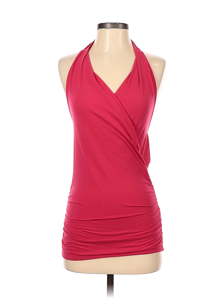 Venus Solid Red Pink Halter Top Size XS - 55% off | thredUP