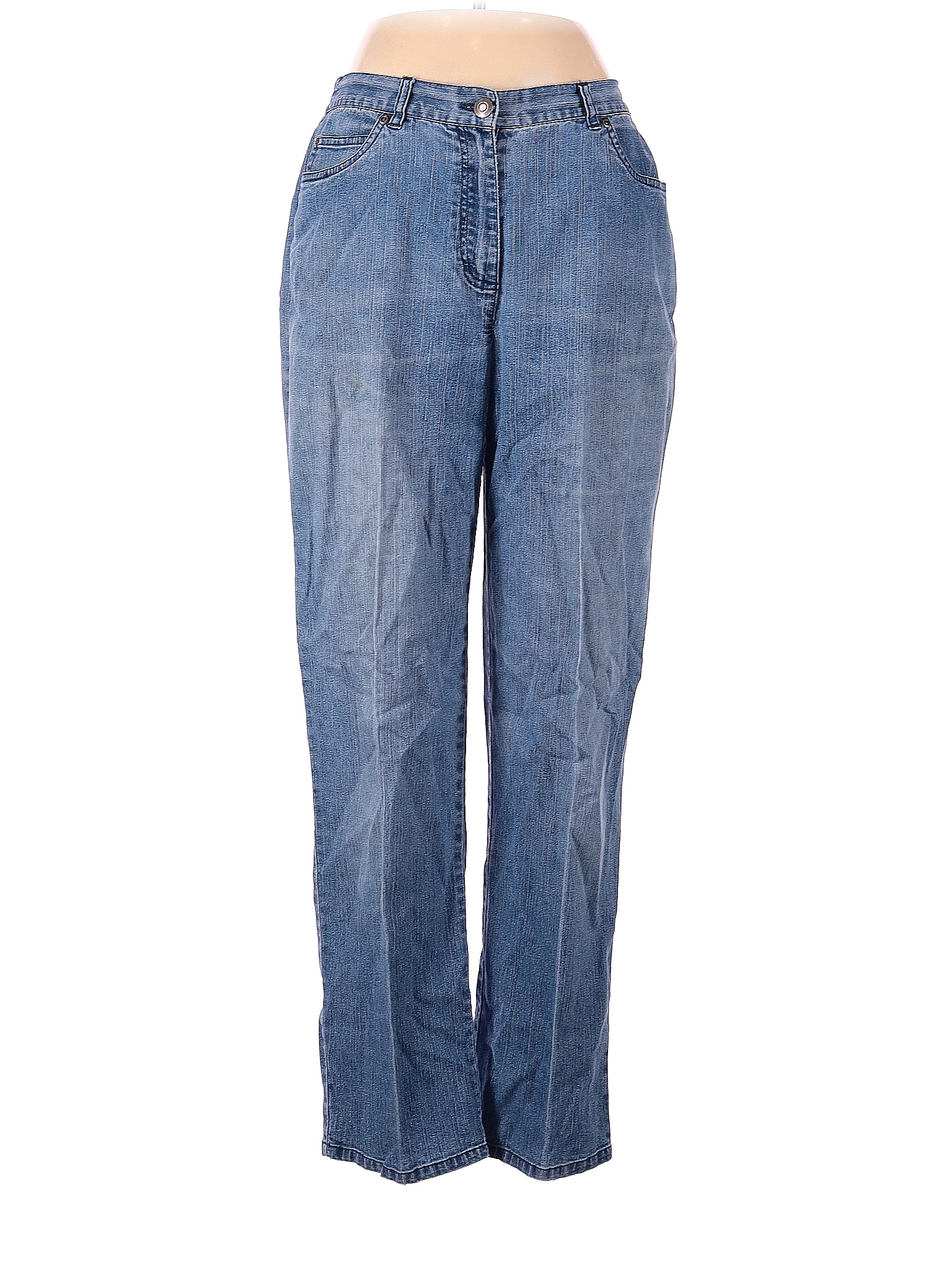 Ruby Rd. Solid Blue Jeans Size 6 - 80% off | thredUP