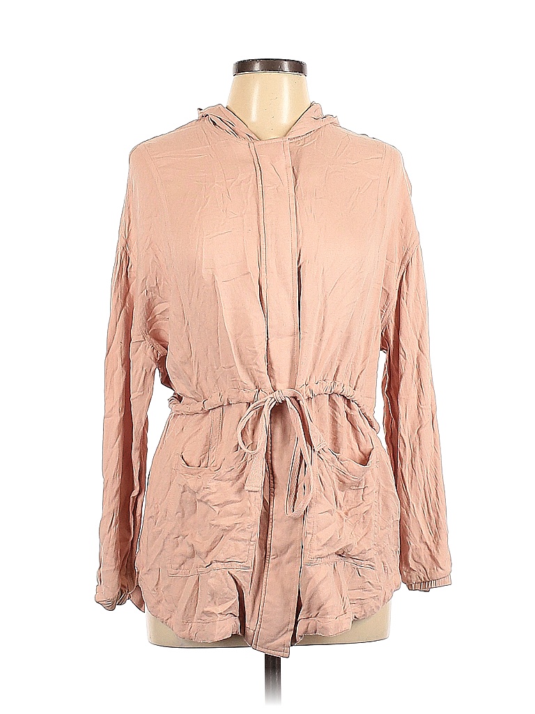 Love Tree 100% Rayon Solid Pink Jacket Size L - 57% off | thredUP