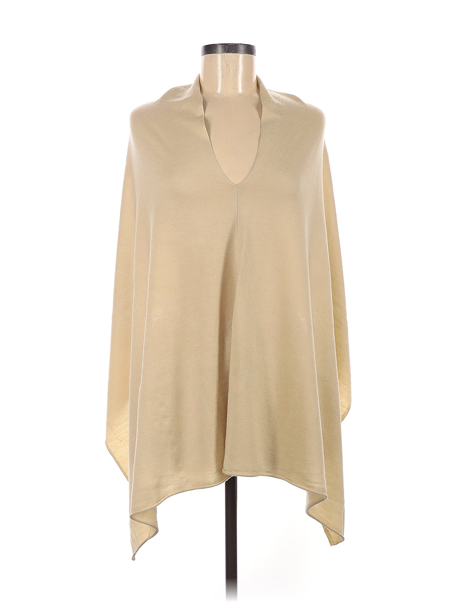 Kerisma Solid Tan Poncho One Size - 81% off | thredUP