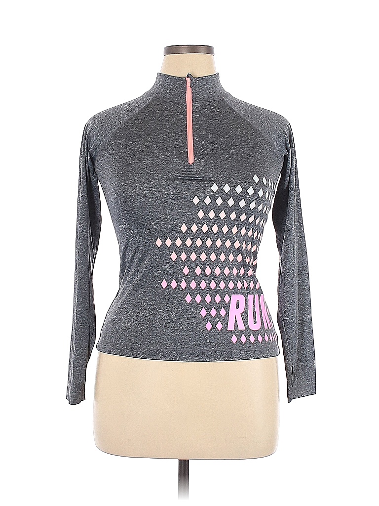 Ideology Color Block Gray Track Jacket Size XL - 78% off | thredUP