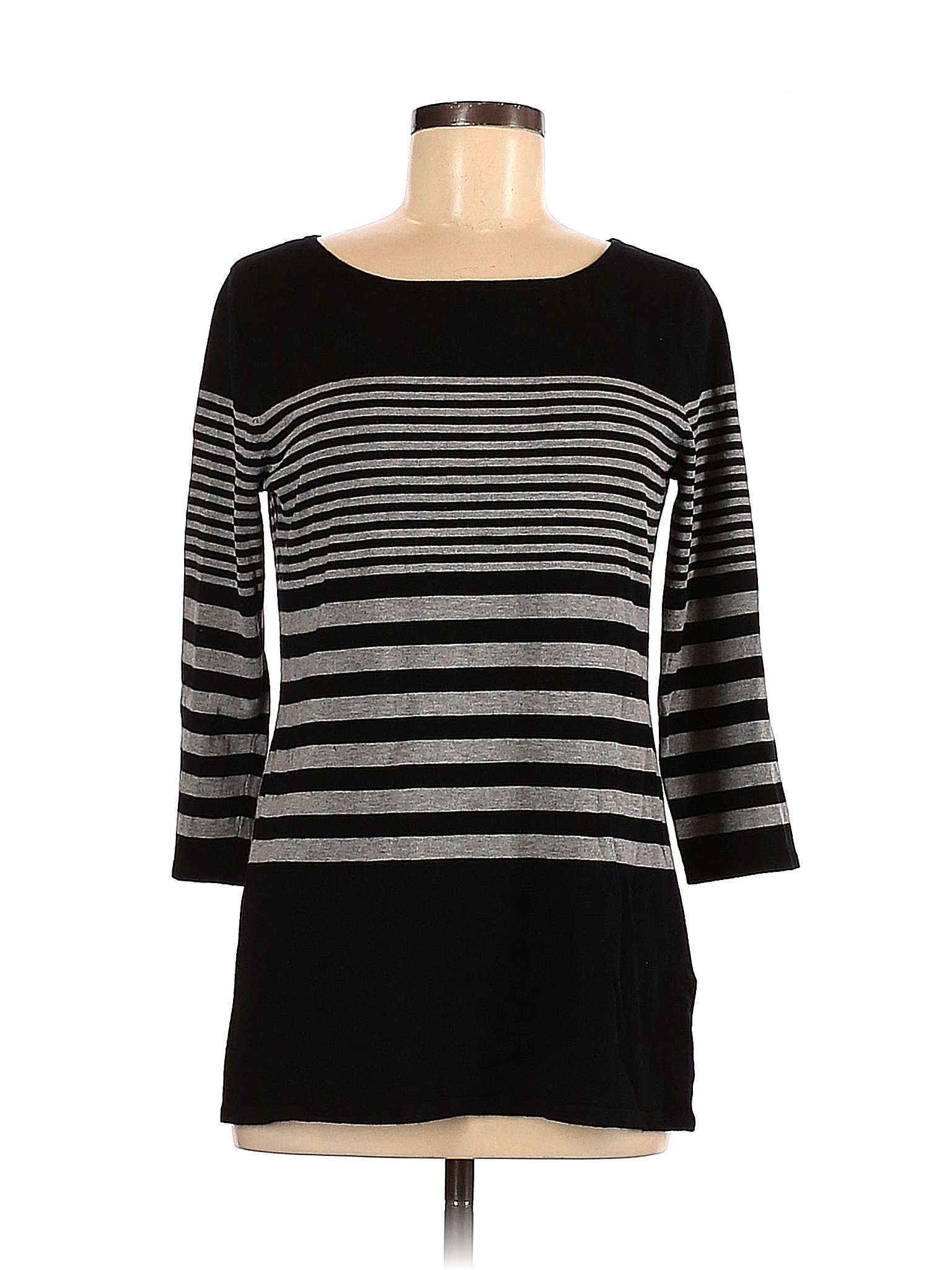 Spense Stripes Black Pullover Sweater Size M - 91% off | thredUP