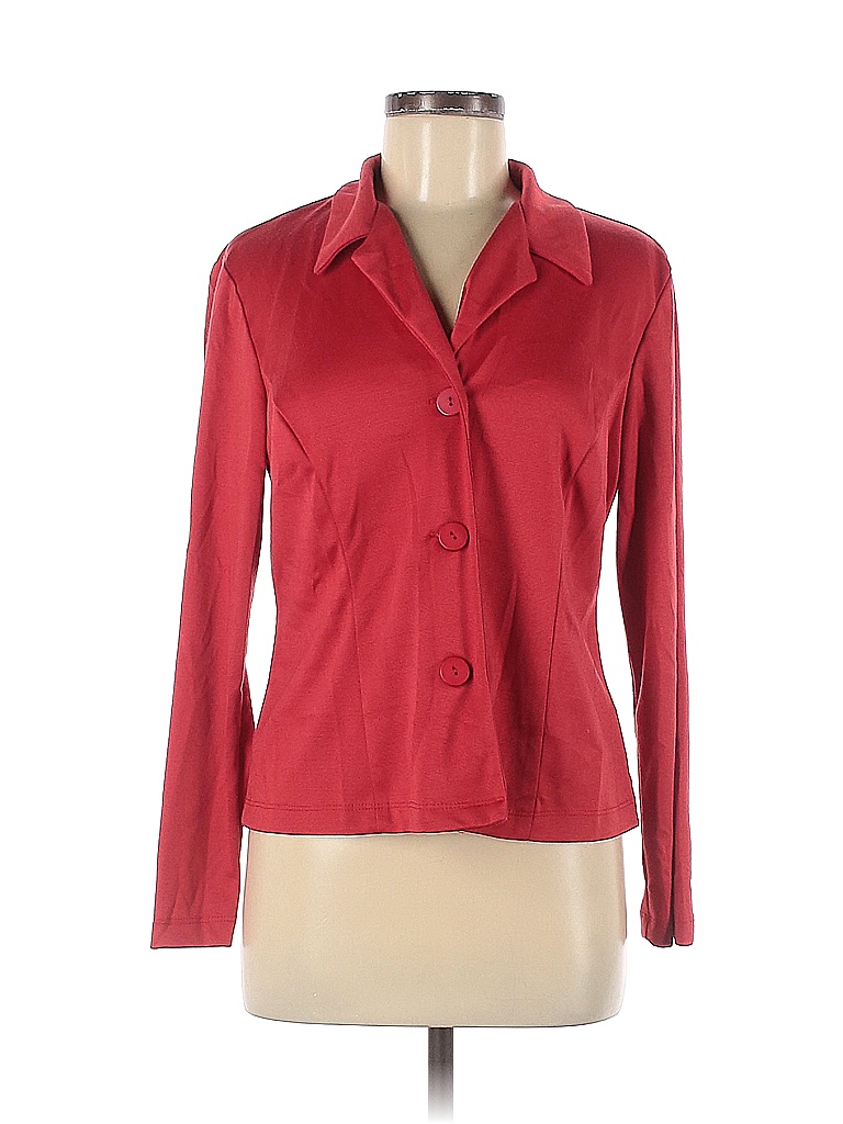 Koret Solid Red Blazer Size M - 84% off | thredUP
