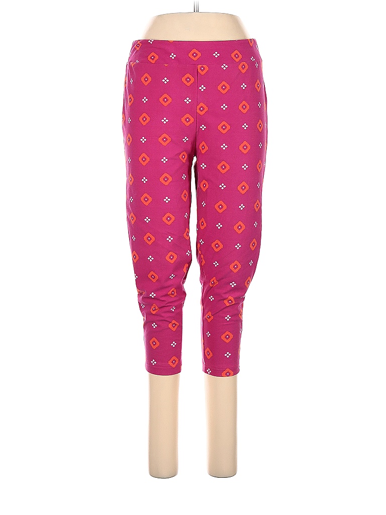 Terra And Sky Floral Pink Leggings Size 0x Plus 66 Off Thredup
