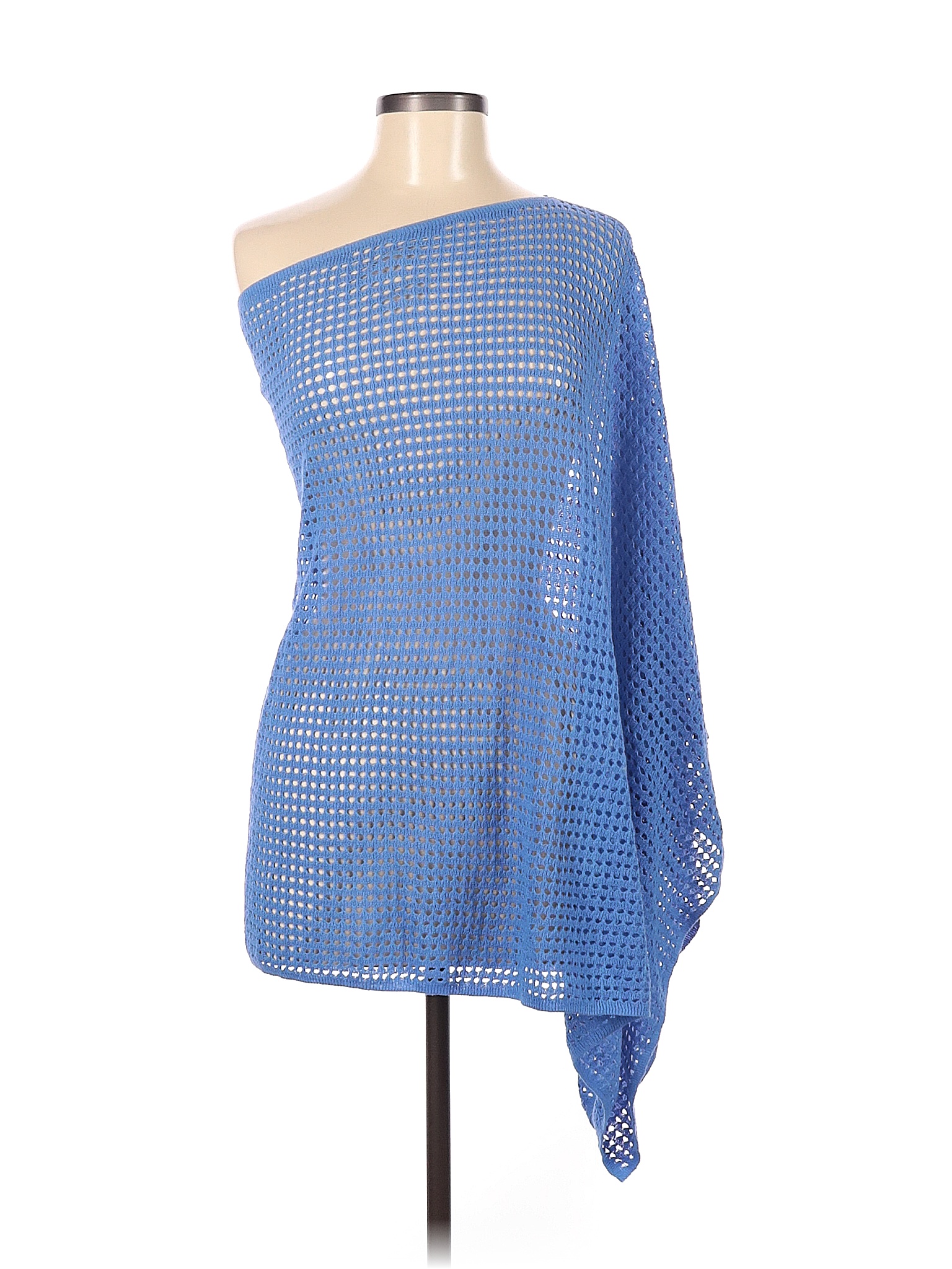 J.Jill Blue Poncho One Size - 86% off | thredUP