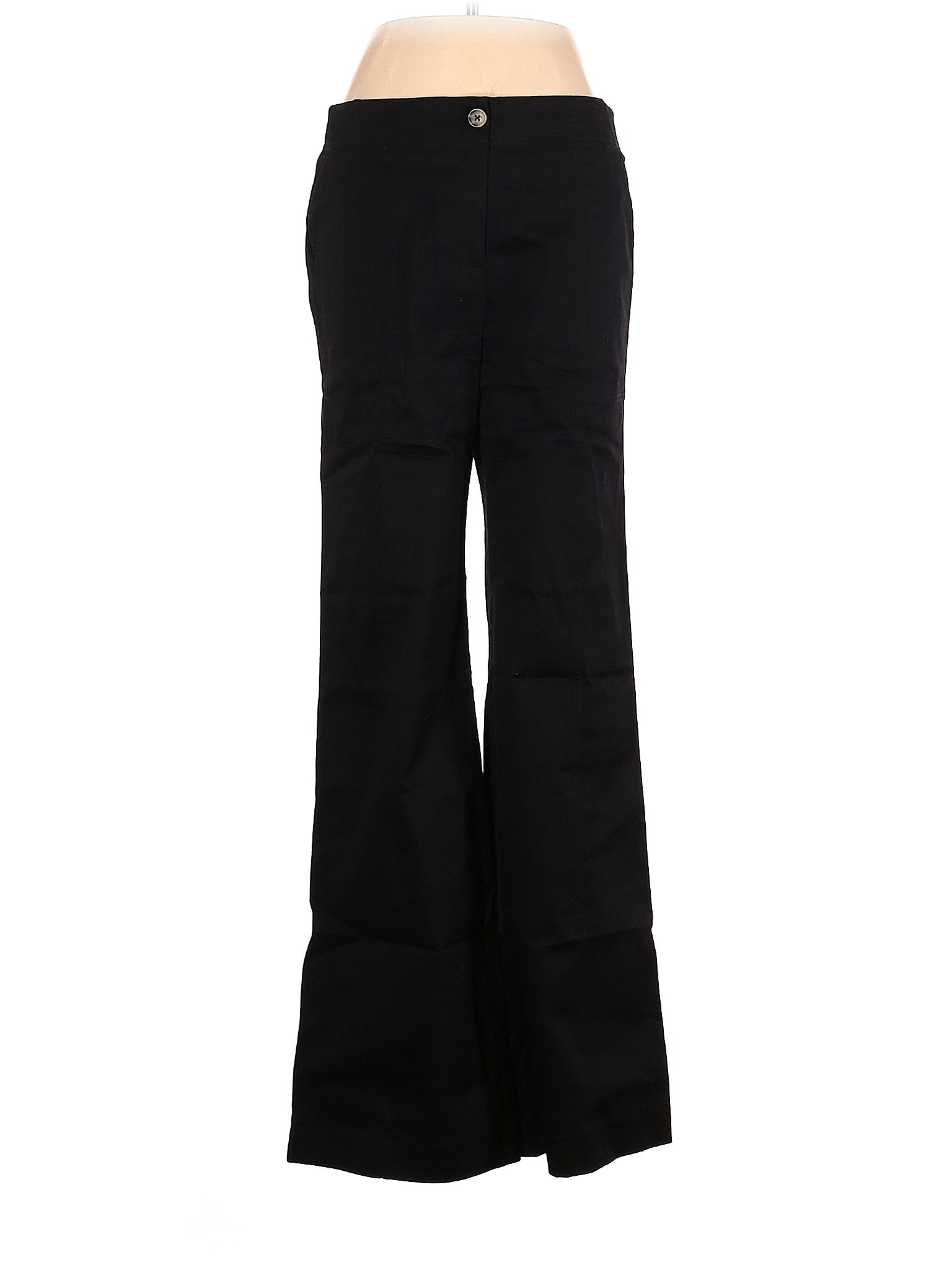 Boston Proper Solid Black Casual Pants Size 6 - 85% off | thredUP