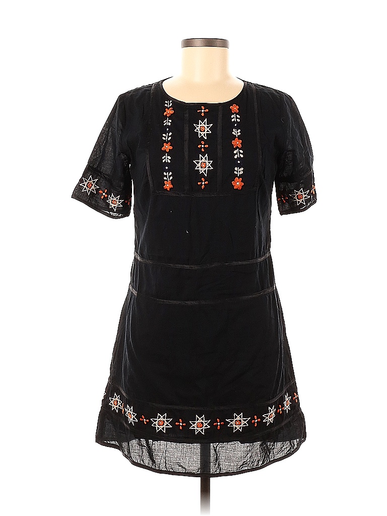 Cohen et Sabine 100% Cotton Solid Black Casual Dress Size 10 - 63% off ...