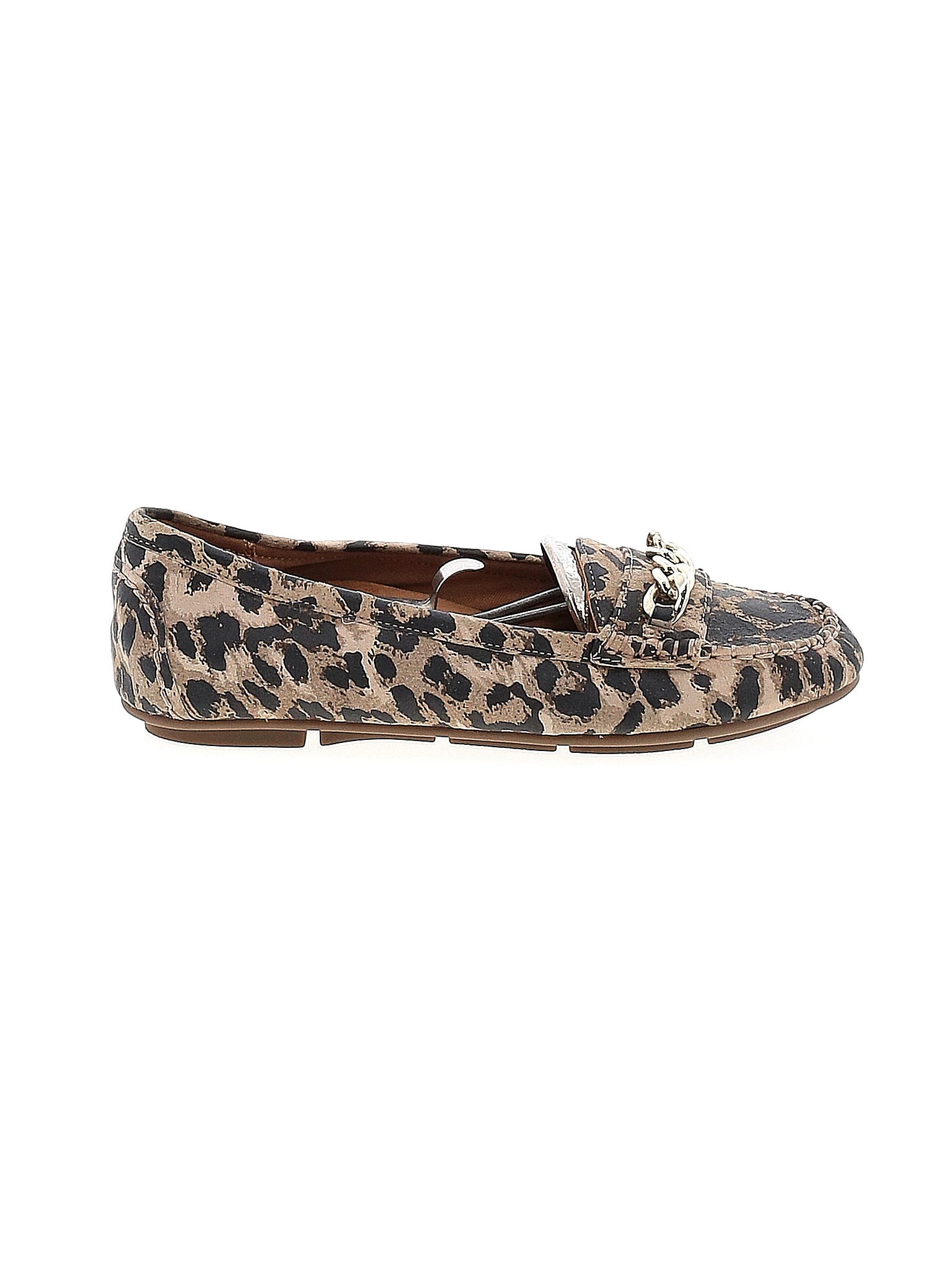 Vionic Animal Print Tan Flats Size 5 - 84% off | thredUP