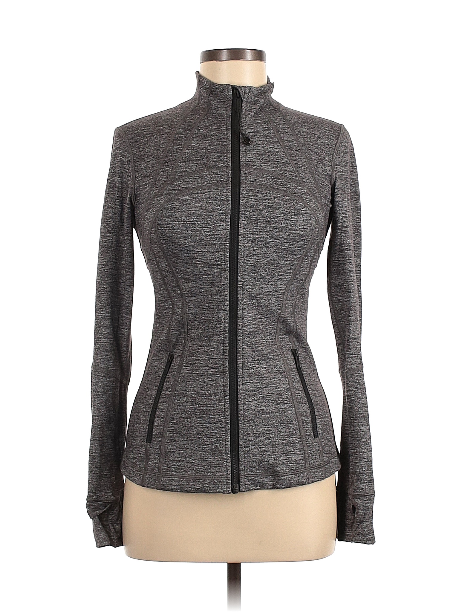 Lululemon Athletica Gray Track Jacket Size 6 - 46% off | thredUP