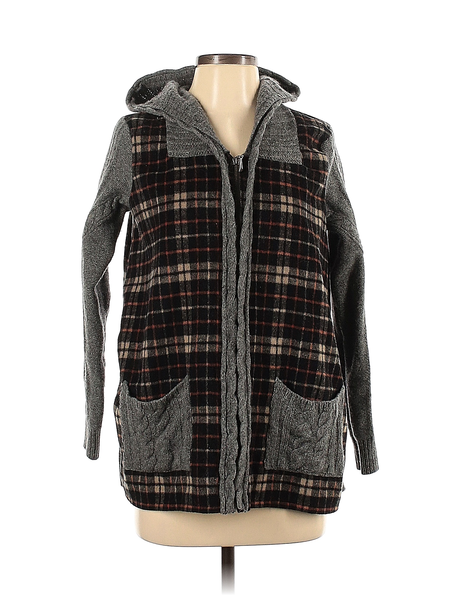 Moth Plaid Black Jacket Size S - 73% off | thredUP