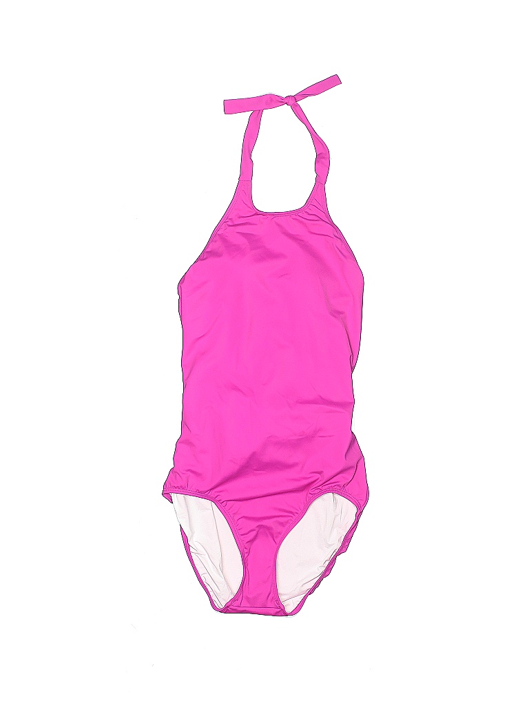 Hermoza Solid Pink One Piece Swimsuit Size 4 76 Off Thredup