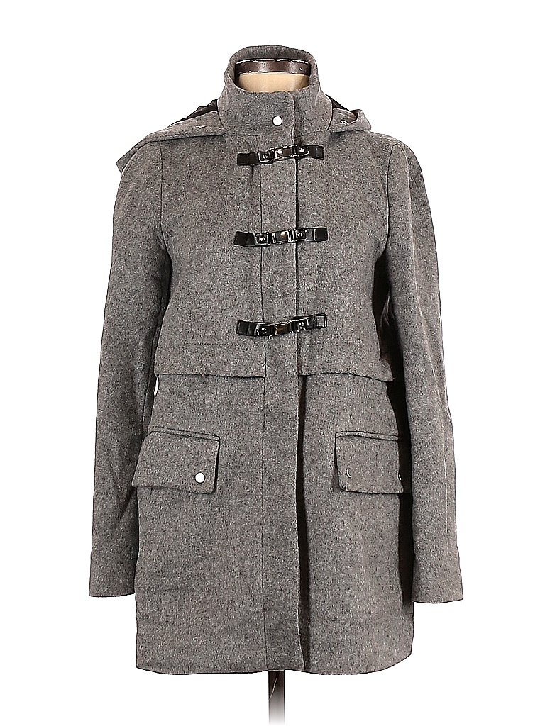 Zara Basic Solid Gray Jacket Size S - 92% off | thredUP