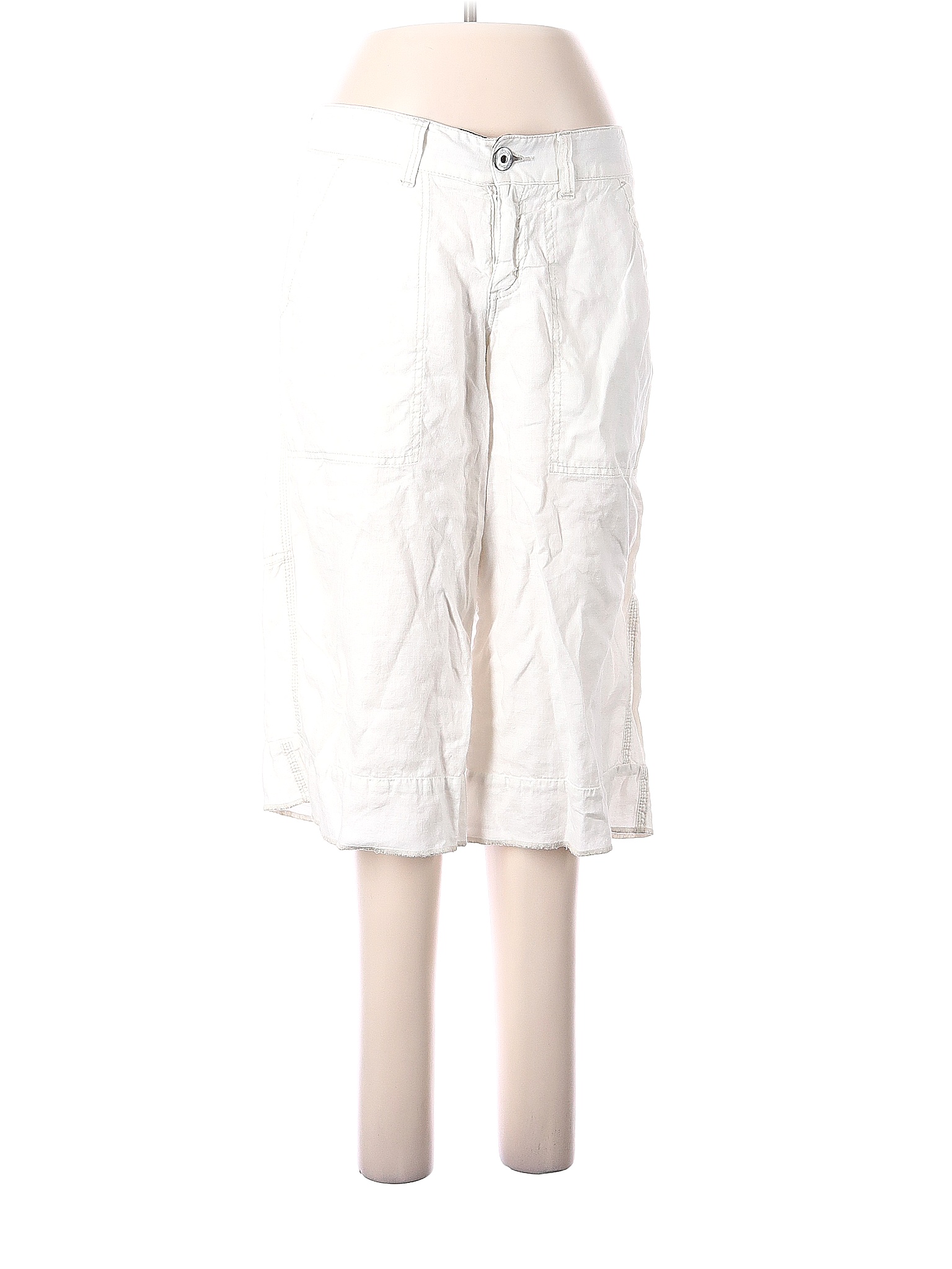 Joie 100% Linen Solid White Ivory Linen Pants Size 6 - 77% off | thredUP